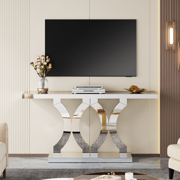 Ivy Bronx Mykhi 55.12'' Console Table | Wayfair